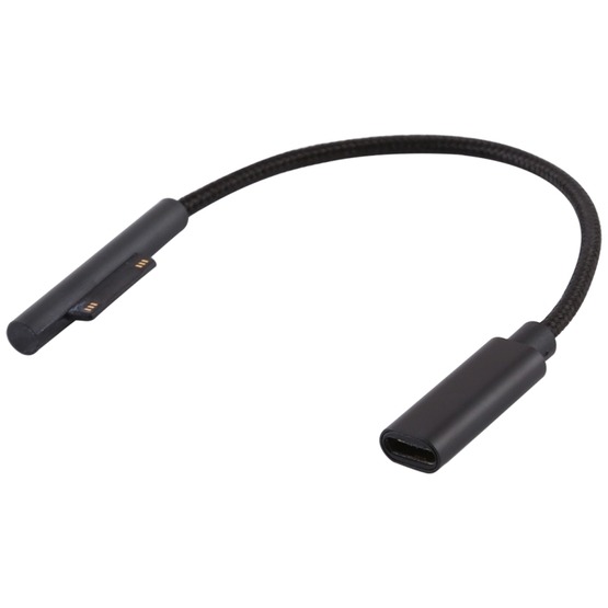 For Microsoft Surface Pro 7 6 5 To Usb C Type C Female Interfaces Power Charger Cable